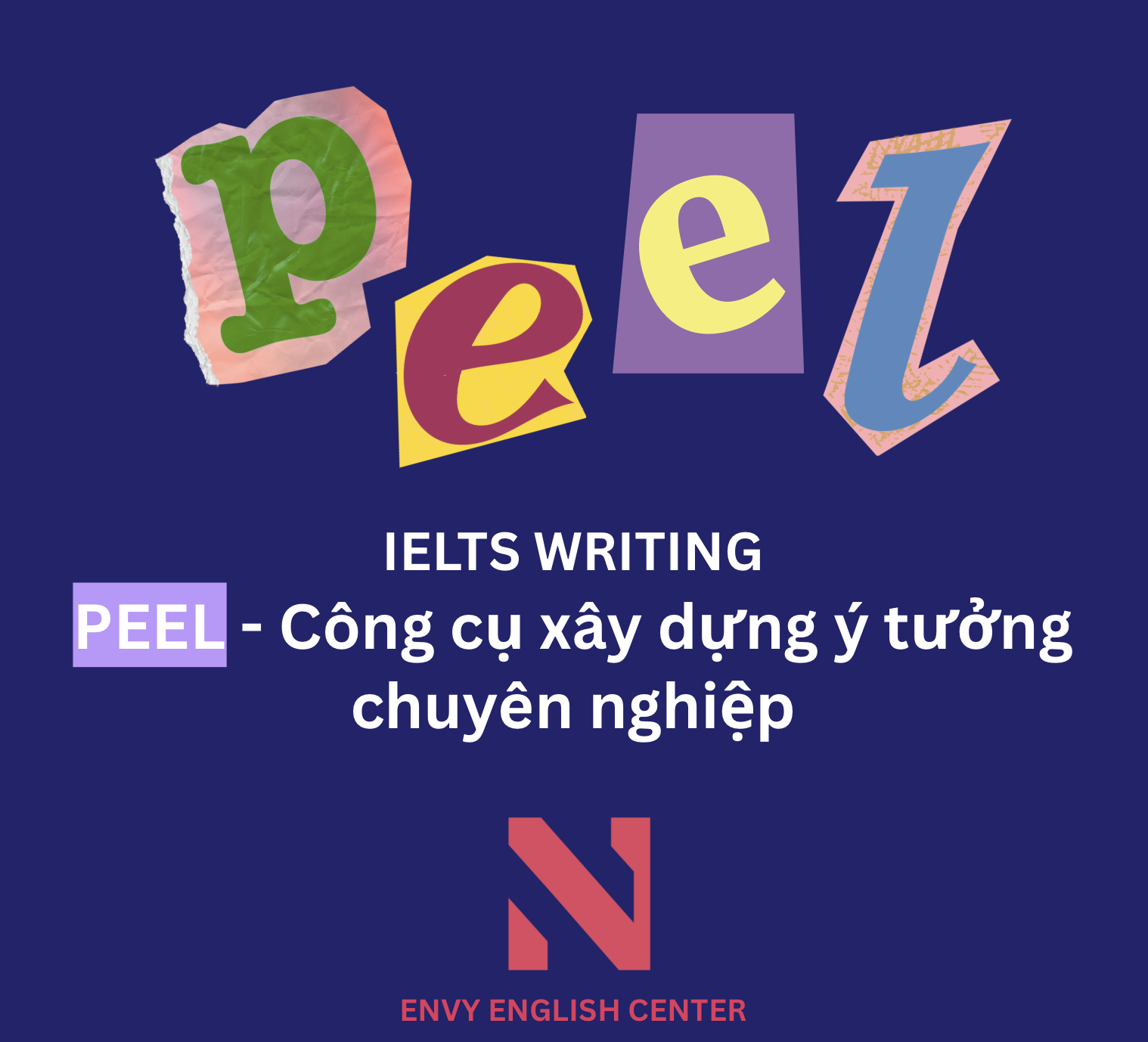 Ăn trọn điểm IELTS Writing Task 2 với cấu trúc P.E.E.L | Envy English ...